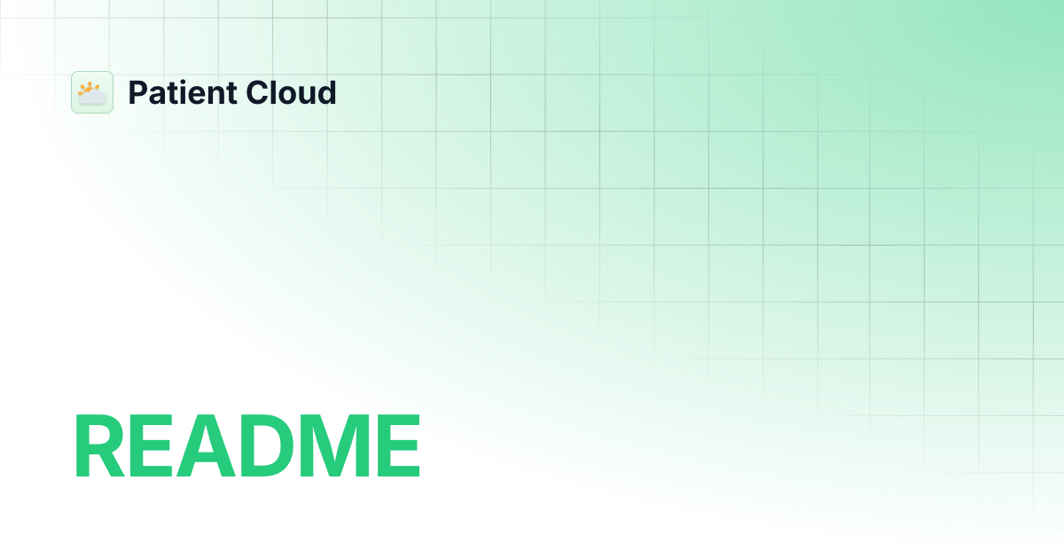 README | Patient Cloud